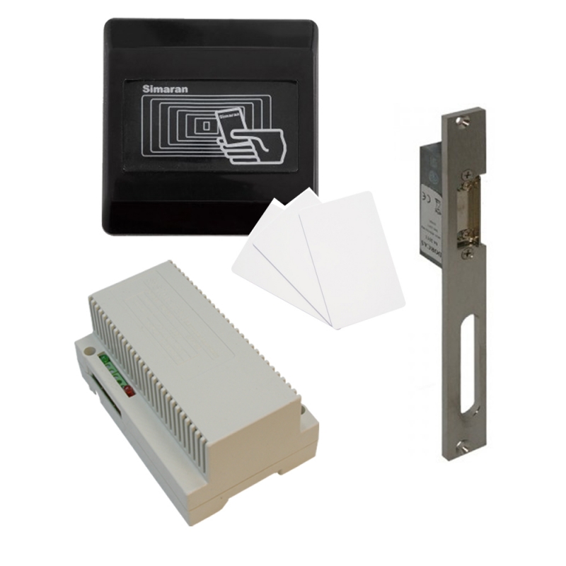 پک قفل برقی درب چوبی و اکسس کنترل| بهترین قیمت قفل اکسس کارتی